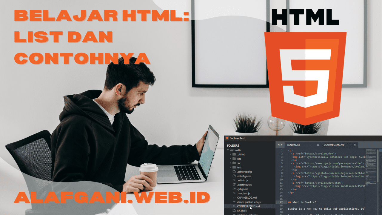 Belajar HTML: List dan Contohnya - alafgani.web.id